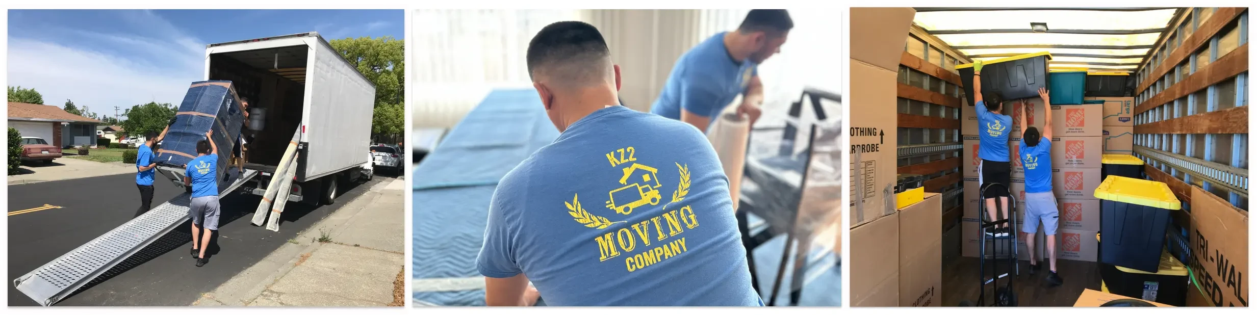 KZ2 Moving Company | Reliable SF Bay Area Movers